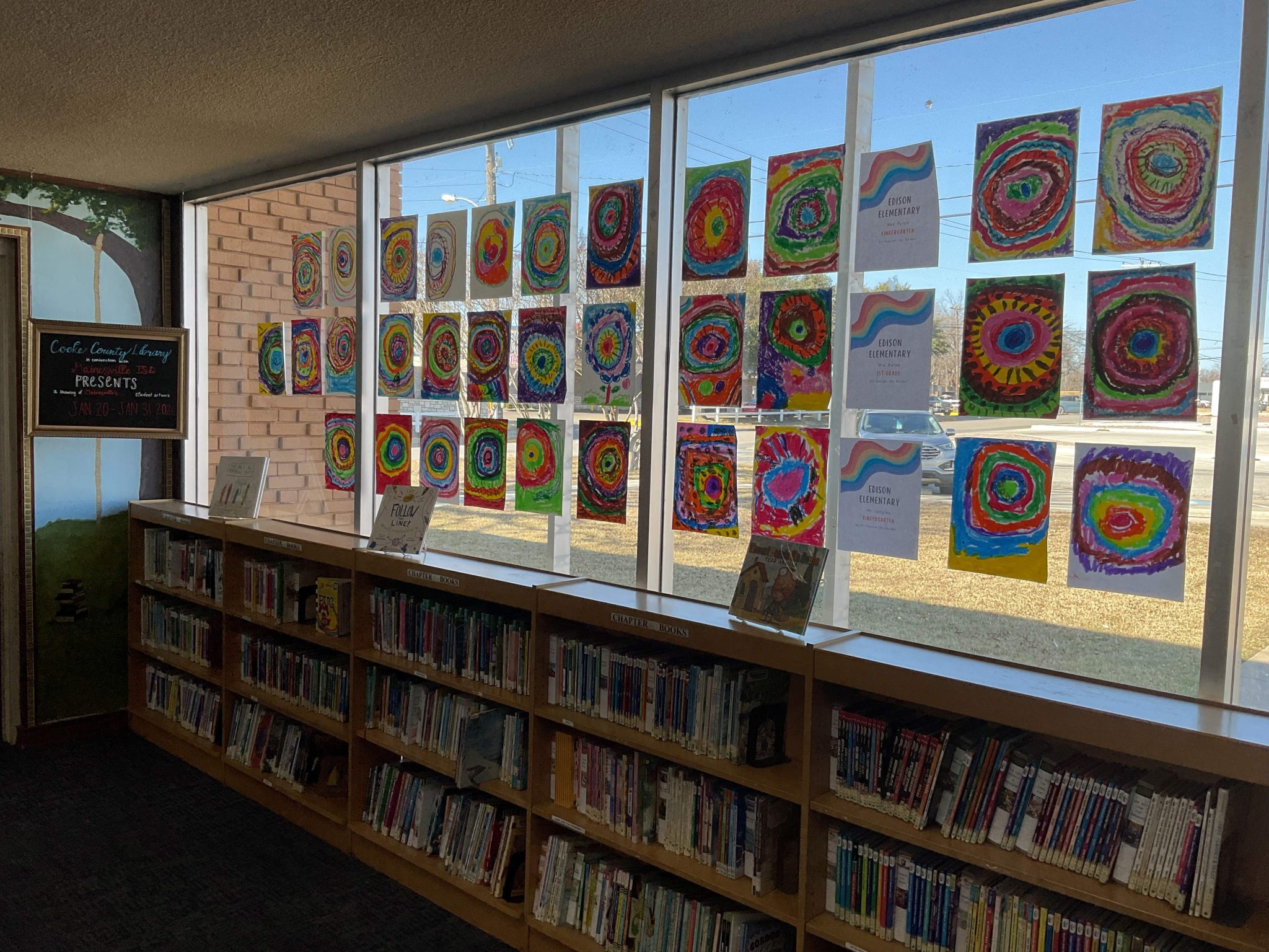 Edison Artwork Display January 19 – January 31, 2026 | Cooke County Library